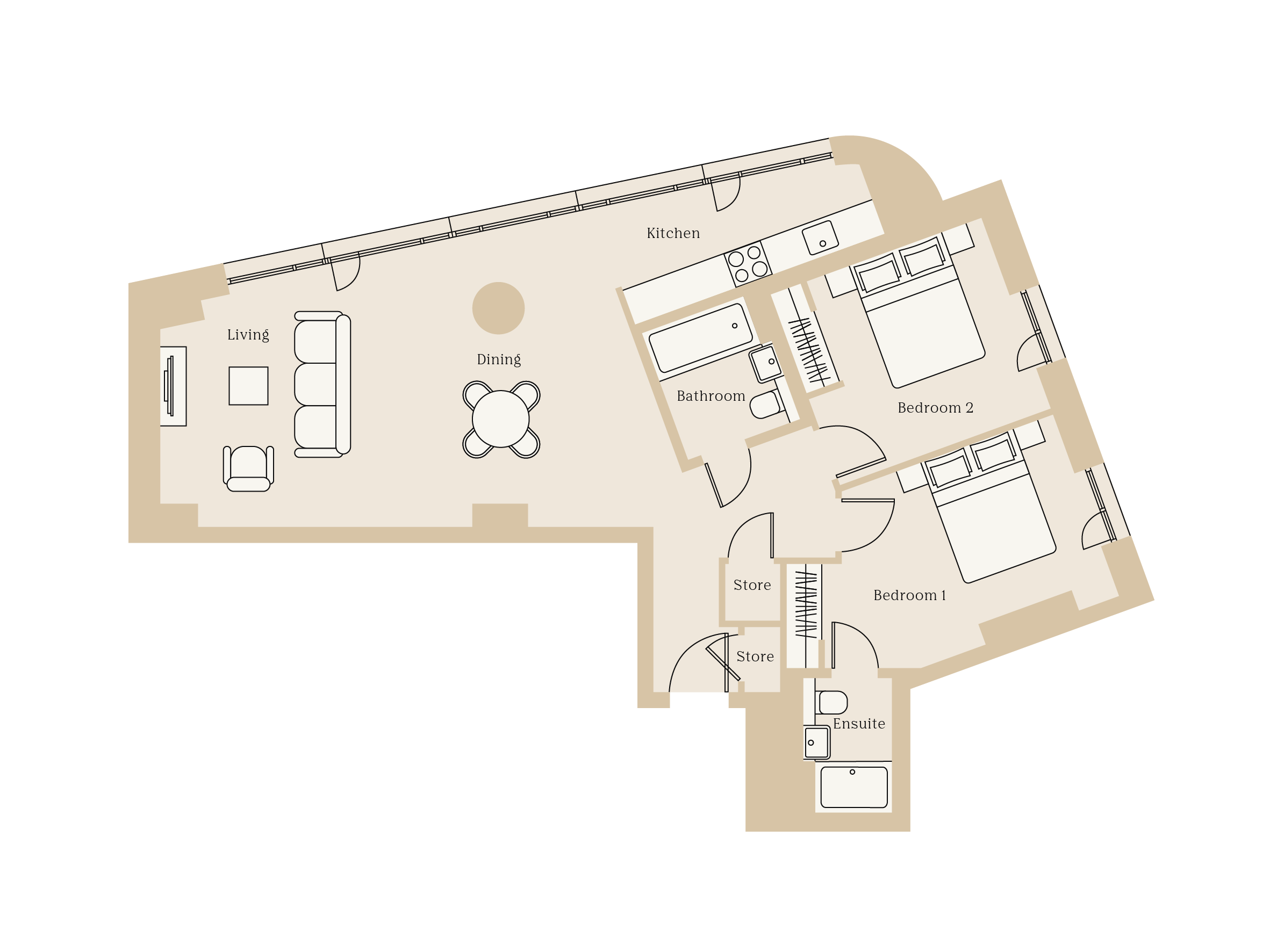 Wood Street House - 2 bed apartments from £1,410 pcm